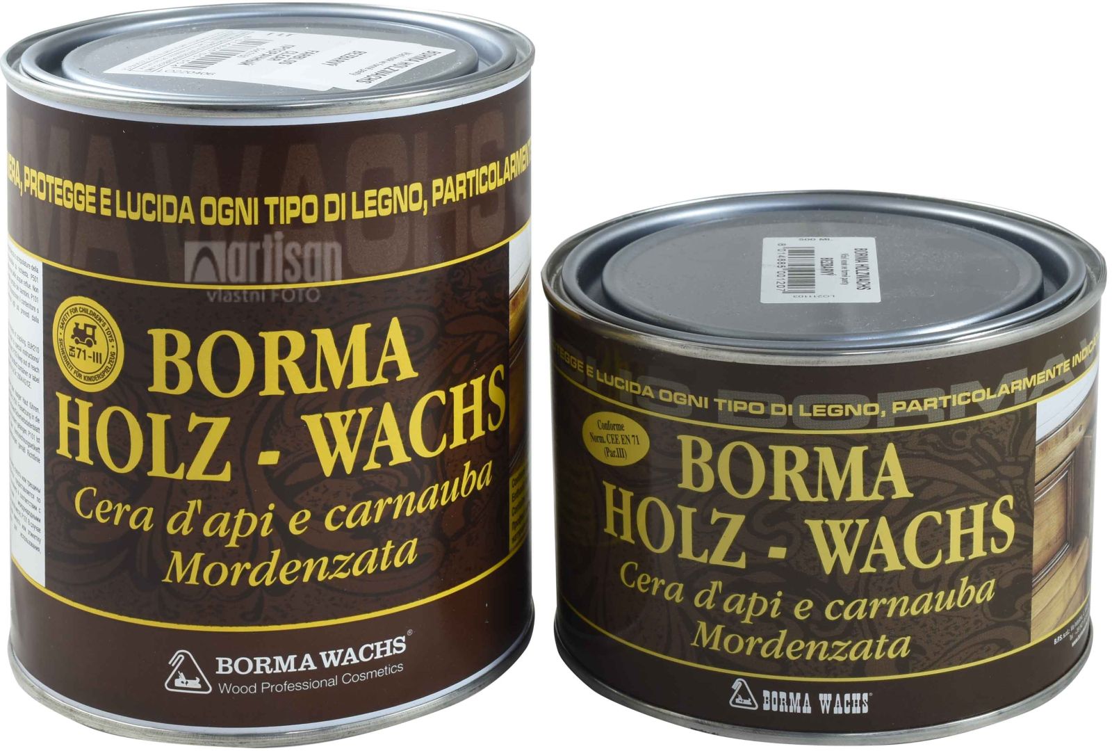 BORMA Holzwachs - krémový včelí vosk v pastě 0.5 l Bezbarvý - u vás do ...